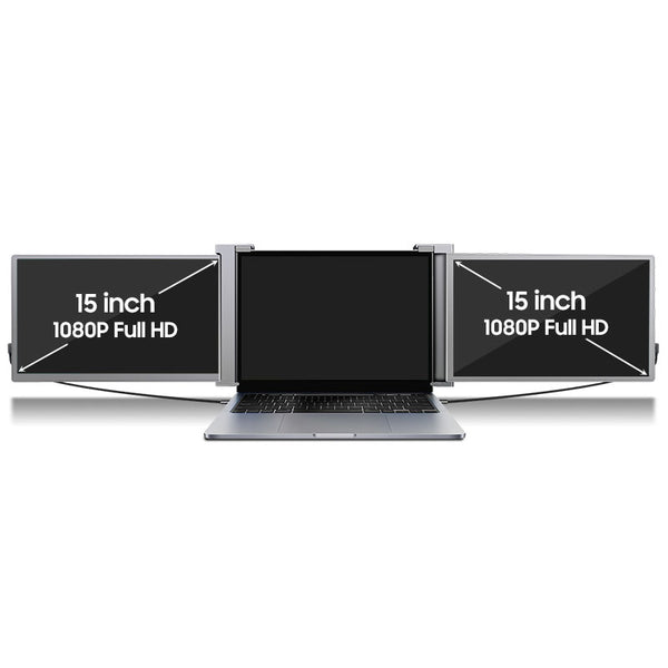 Expanse LCD- Portable Tri-Monitor System - Helium Digital
